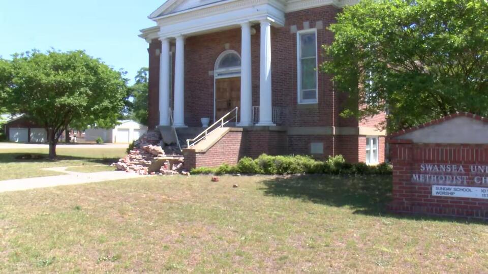 Truck crashes into church in Swansea, damaging historic building ...