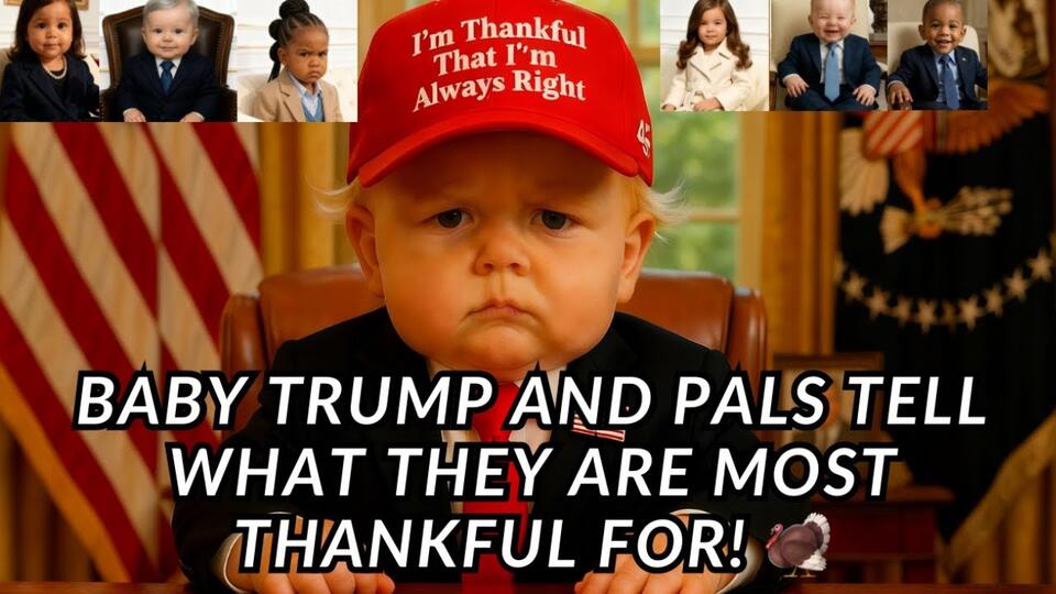 Animated Video Features Baby Political Figures in Thanksgiving Oval ...