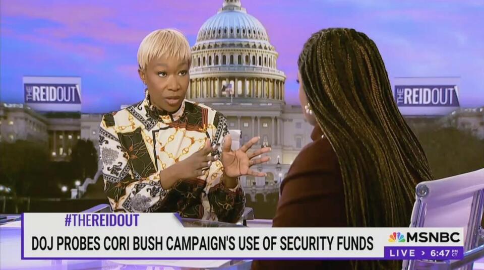 Joy Reid Asks Cori Bush Softball Questions About Active Criminal ...