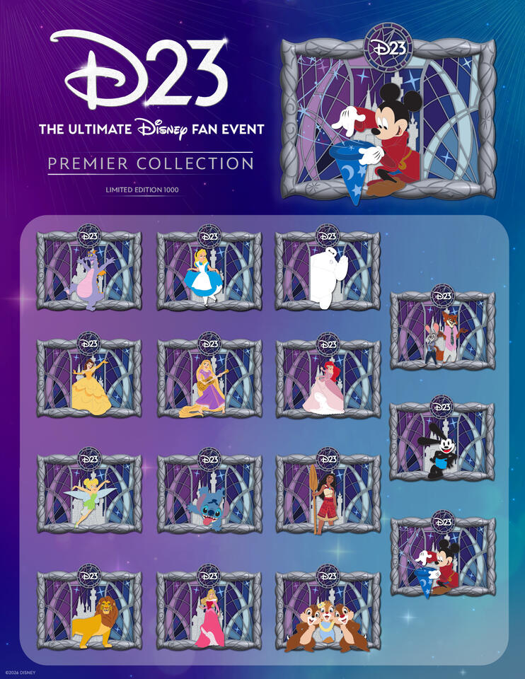 Limited Edition D23: The Ultimate Disney Fan Event Pins Announced ...