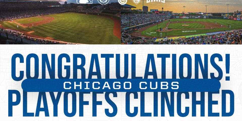 CHICAGO CUBS CLINCH PLAYOFFS WITH ROSTER FEATURING FORMER IOWA CUBS ...