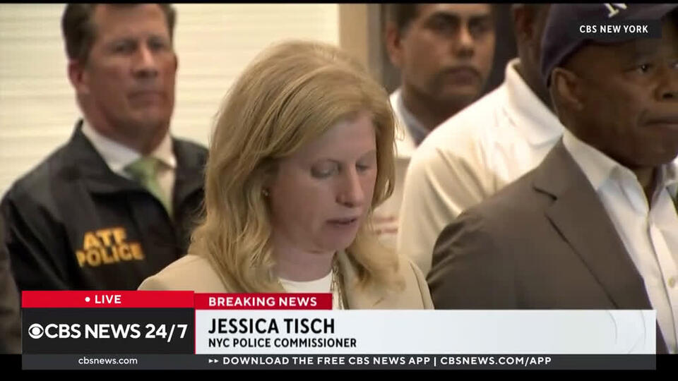NYC Police Commissioner Jessica Tisch provides a preliminary overview ...