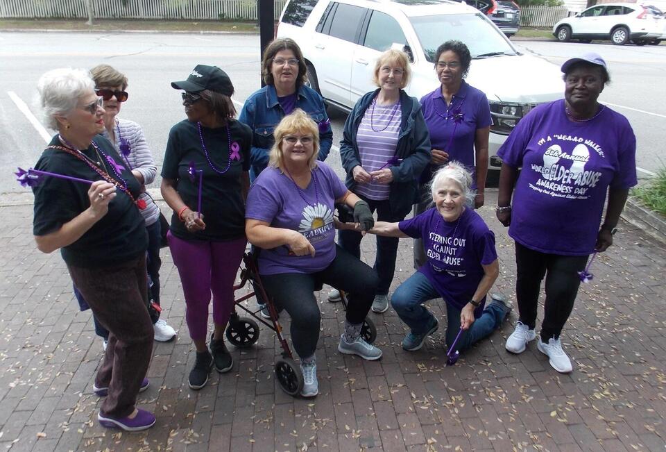 8 seniors walk to prevent elder abuse - NewsBreak