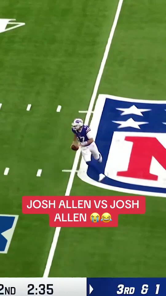 Josh Allen the QB vs Josh Allen the defender nfl Via nfl - NewsBreak