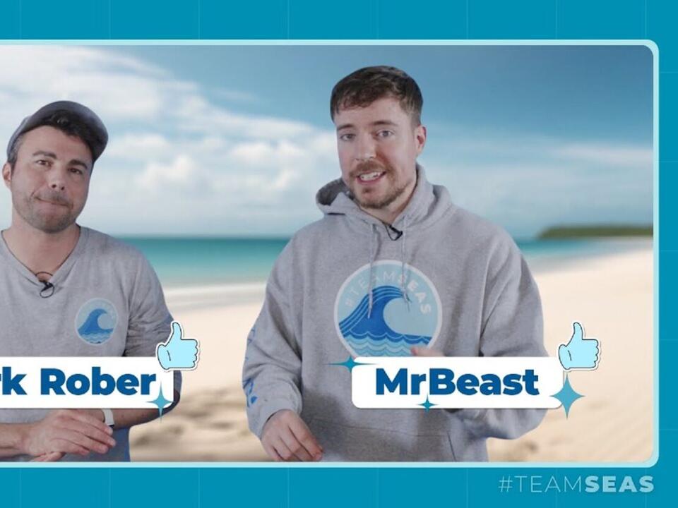 MrBeast and Mark Rober’s #TeamSeas has deleted 34 million pounds of ...