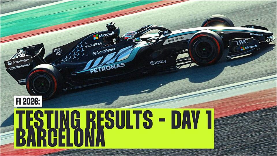 F1 results: Unofficial testing times from Day 1 (Barcelona) - NewsBreak