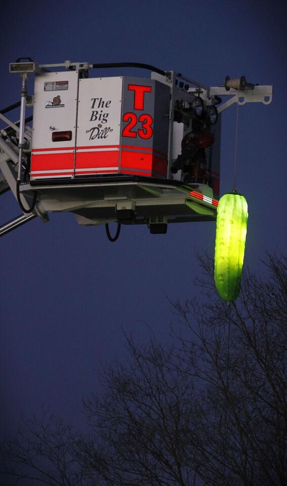 Pickle drop makes Mount Olive a hot spot for new year - NewsBreak