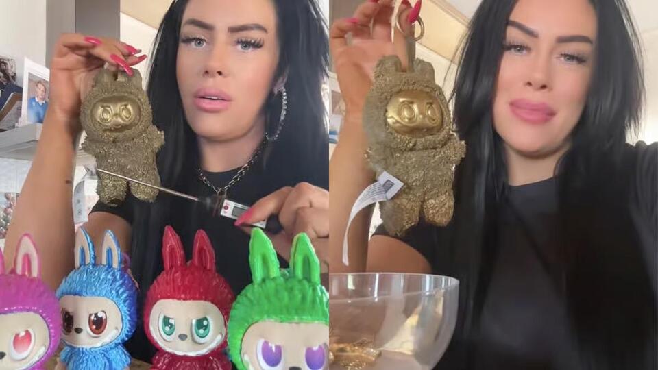 TikToker goes viral with world’s “most expensive” 24k gold Labubu ...