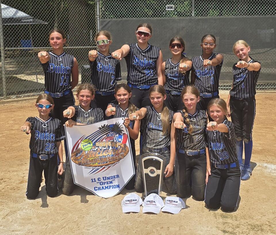 Lady Dukes 11U softball team wins national championship - NewsBreak