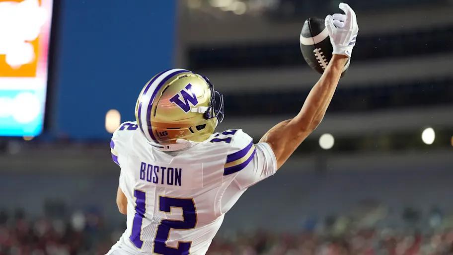 Top landing spots for Washington Huskies WR Denzel Boston in the 2026 ...