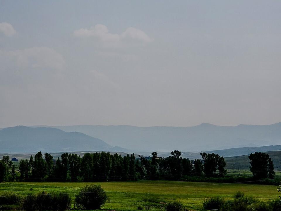 What’s the cause of the haziness in Colorado and how long will it last?