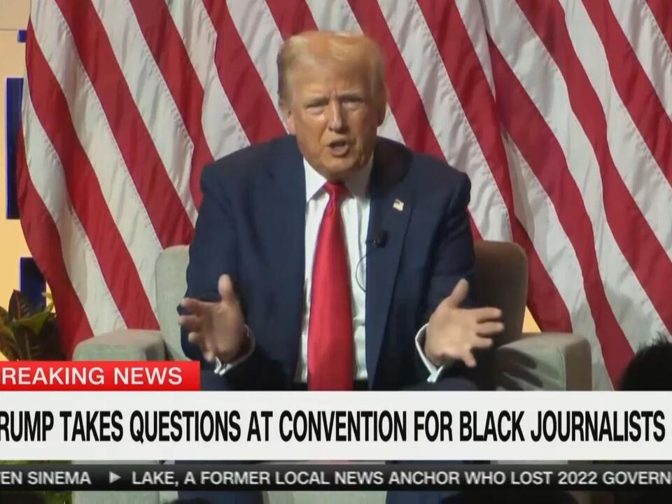 ‘What Exactly Is a Black Job, Sir?’ Trump Grilled By NABJ Moderator For ...