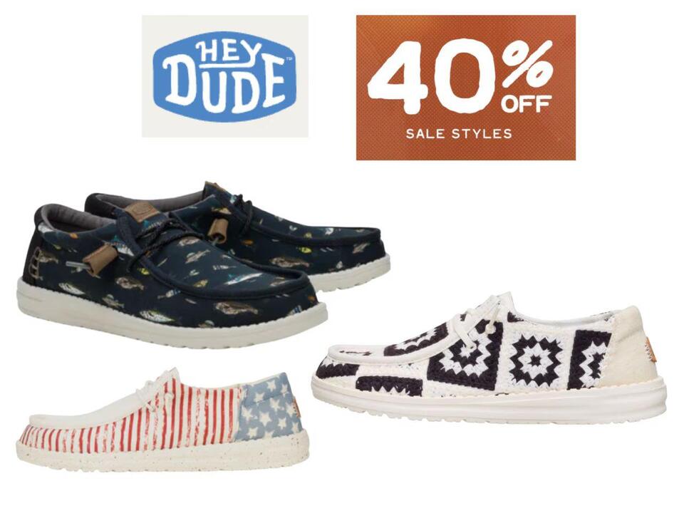 Hey Dude is having its biggest fall sale ever and some shoes are ...