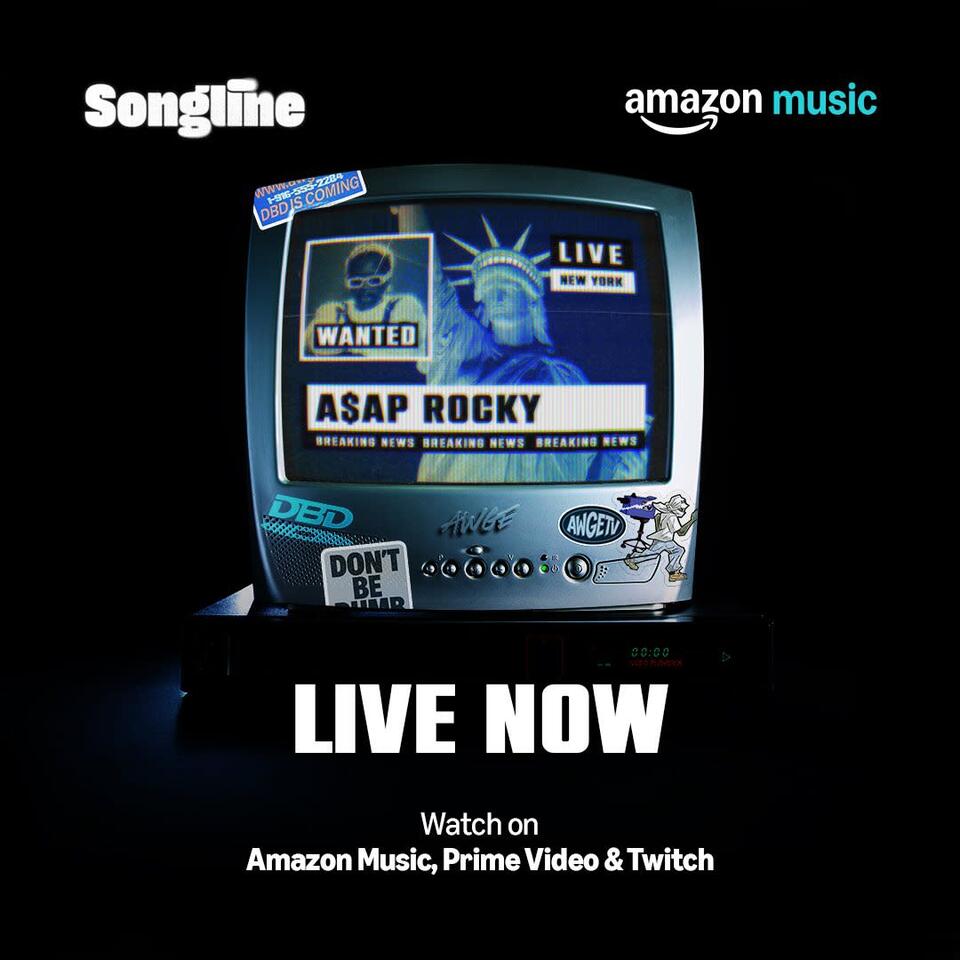 ASAP Rocky Performs 'Don't Be Dumb' on Amazon Music Songline Livestream ...