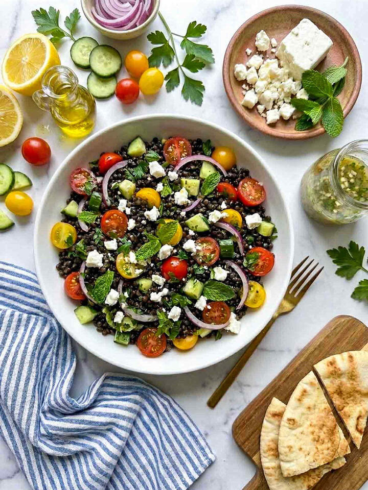 Cold Black Lentil Salad (Make-Ahead Lunch Recipe) - NewsBreak