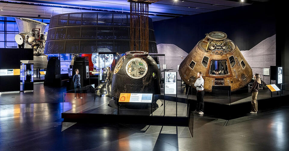 Science Museum, London opens 'Space' with Apollo capsule, UK tech ...