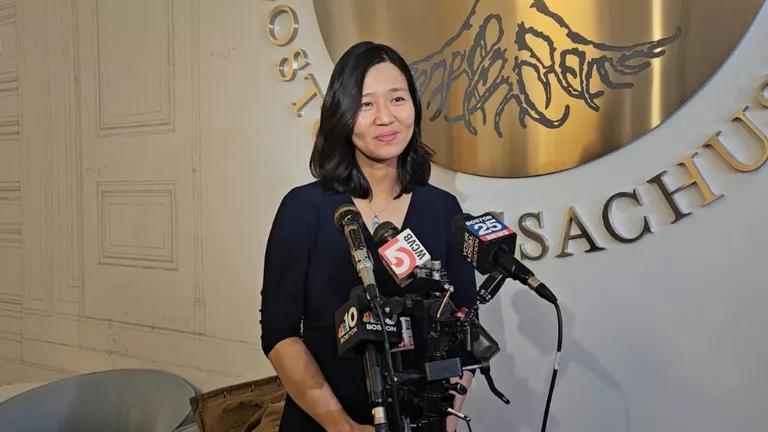 Boston Mayor Michelle Wu Celebrates With Constituents Ahead Of ...