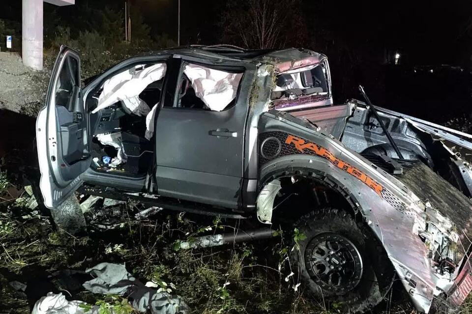 Ford Raptor Nearly Folds in Half After Horrifying Crash on SR-169 ...