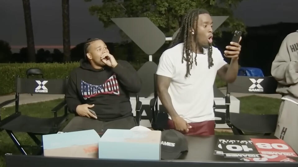 Kai Cenat Reacts to Tony Hawk Landing a Backflip During Mafiathon 3 ...