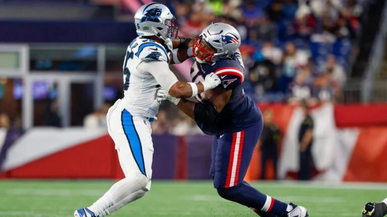 Patriots activate Caedan Wallace from IR, shut down Marcus Jones for ...