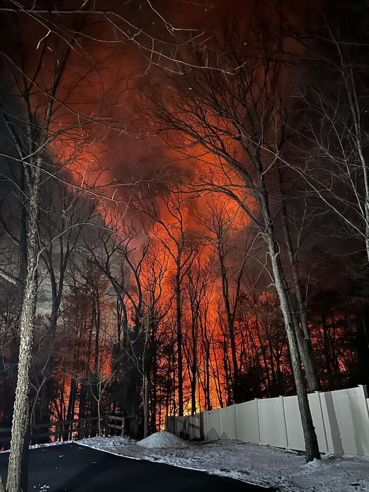 Neighbor who called 911 saw ‘red sparks’ coming from burning Dauphin ...