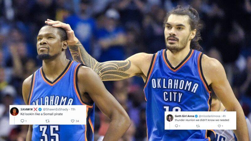NBA Fans Crack Up After Kevin Durant And Steven Adams Spotted Fishing ...