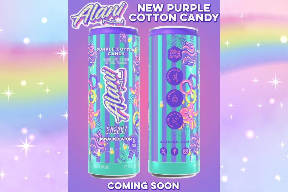 The "Grape" Debate Returns: Alani Nu to Drop New "Purple Cotton Candy ...