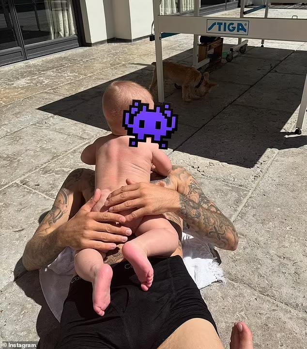 Troubled Justin Bieber shares rare picture with baby boy Jack Blues ...