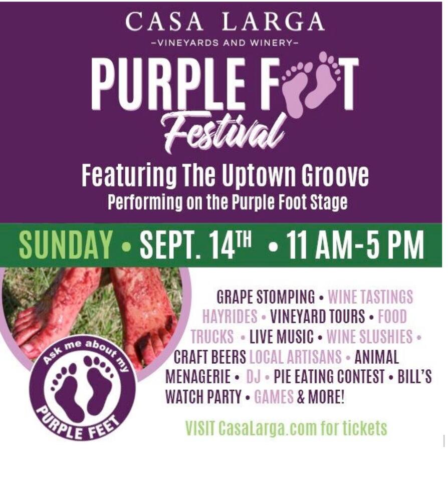 The Purple Foot Festival returns for 29th year - NewsBreak