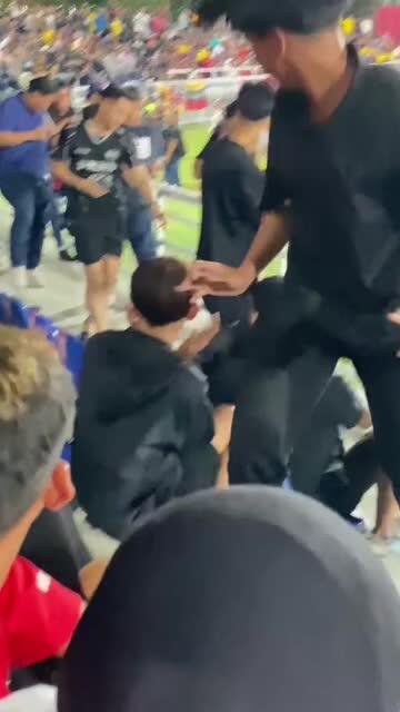 Football fans fight in stadium after match in Malaysia - NewsBreak