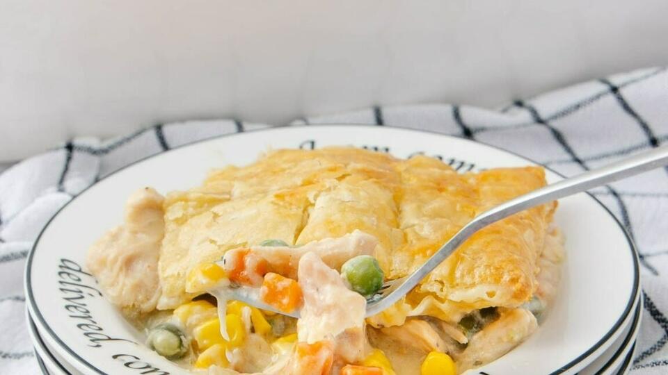 Pot Pie Casserole: Golden Puff Pastry Perfection - NewsBreak