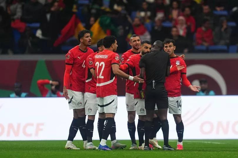 Mohamed Salah foul on Sadio Mane sparks brawl at AFCON as Liverpool ...