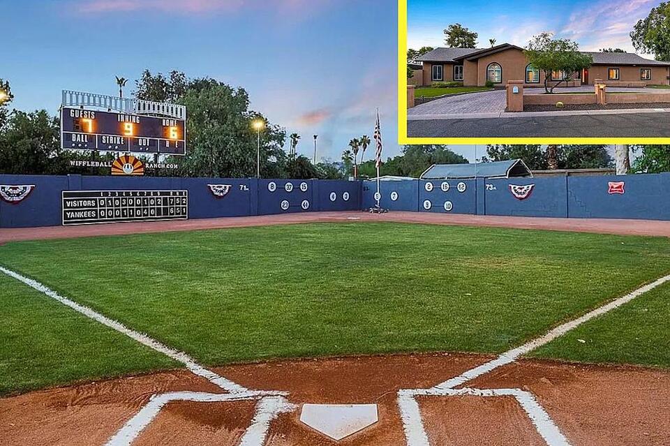 Eye-Popping Arizona Home With Wiffle Ball Field, Speakeasy Is ...