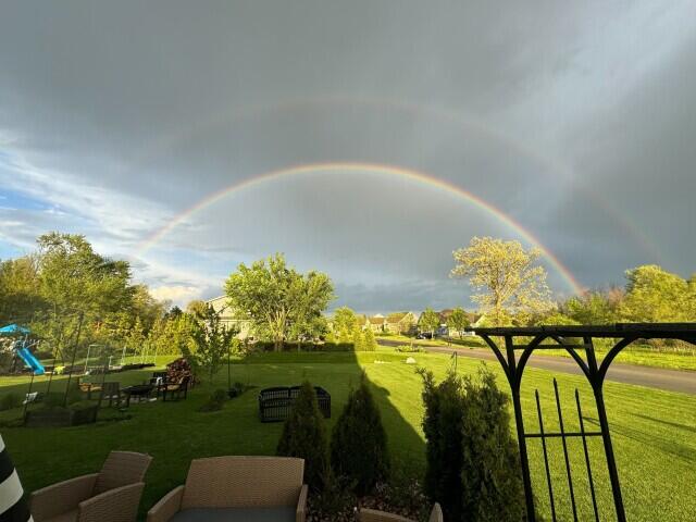 A double rainbow was visible across Southeast Wisconsin after afternoon ...