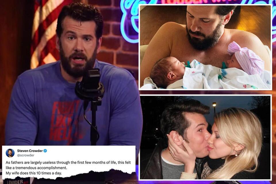 Steven Crowder demands full custody of twins, 1, despite calling dads ...