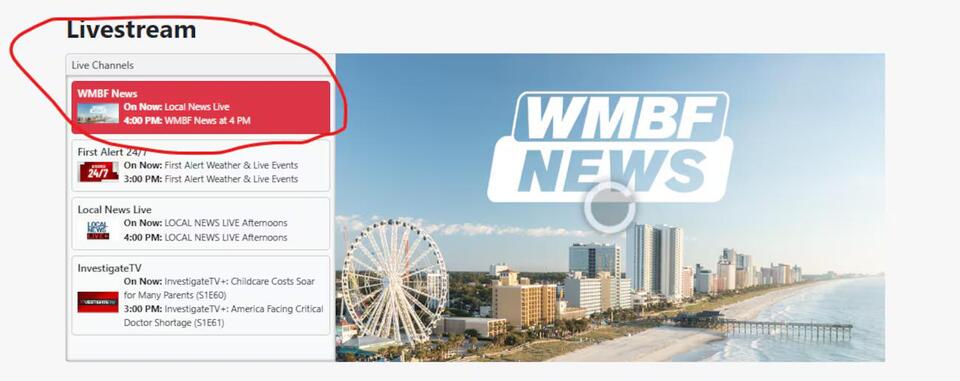 Here’s WMBF News’ streaming schedule for Sunday amid winter weather ...