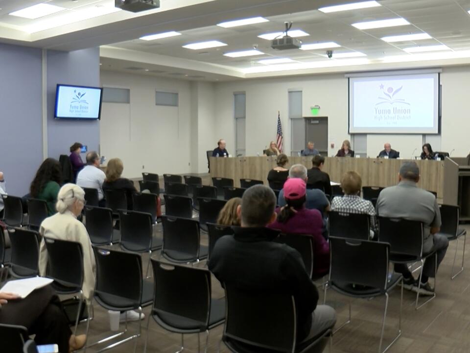 Yuma Union High School District #70 hosts first meeting of the year