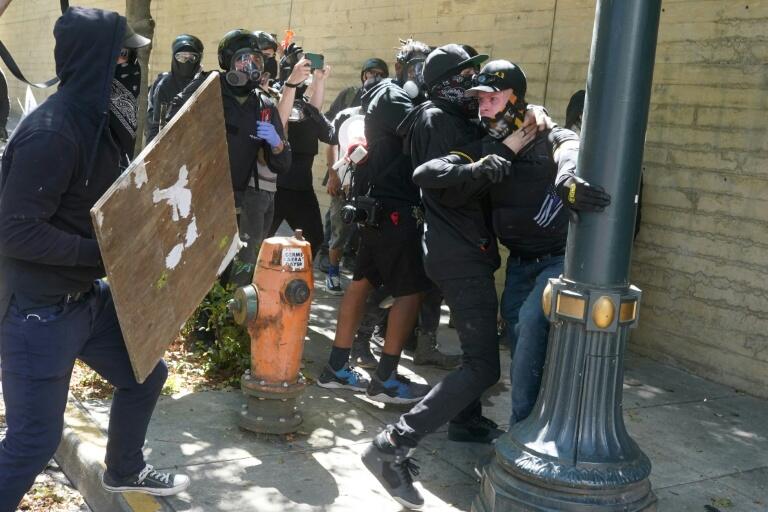 'Antifa' members face terrorism-related charges over ICE attack - NewsBreak