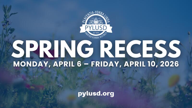 📅 PYLUSD Schools Closed for Spring Recess April 6–10 - NewsBreak