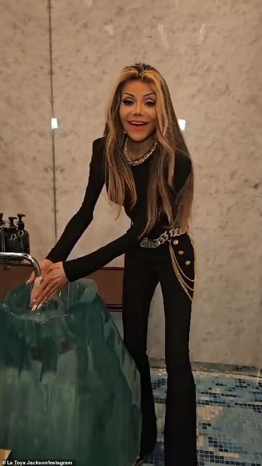 Truth about La Toya Jackson's VERY slender frame after fans claimed she ...