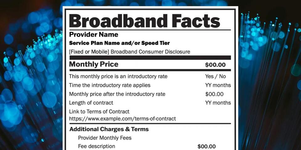 Mandatory broadband ‘nutrition’ labels will reveal real speeds and ...