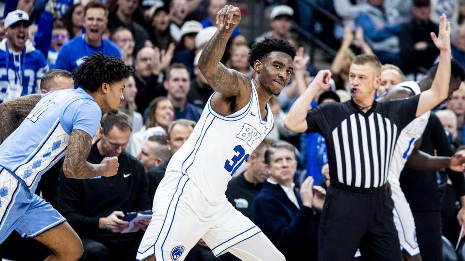 BYU hoops drops to No. 9 in AP Top 25 after loss to UConn, Davis ...