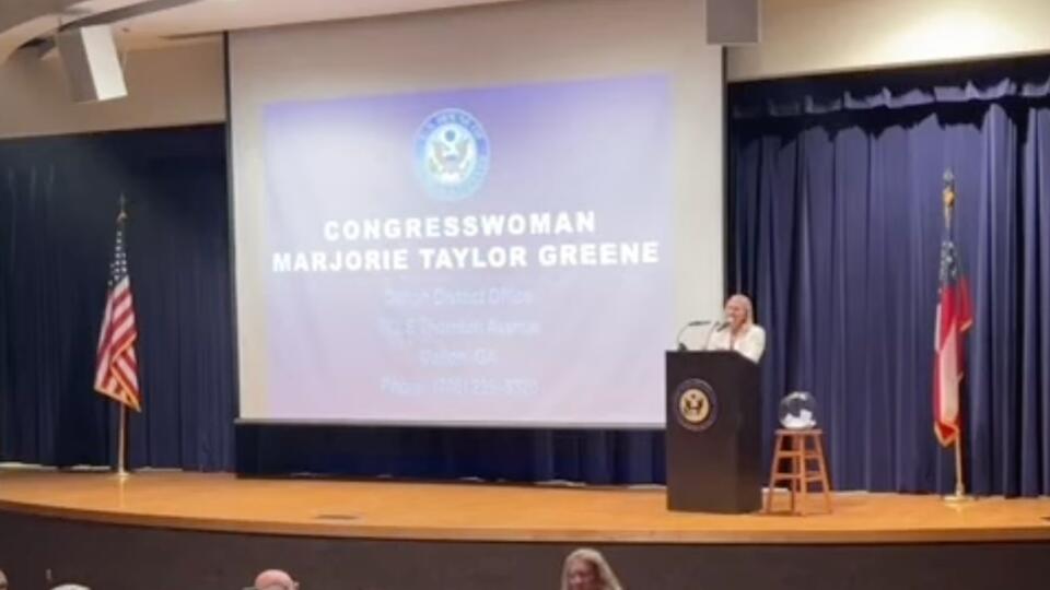 Marjorie Taylor Greene Had Snarky Quip for Constituent at Town Hall ...
