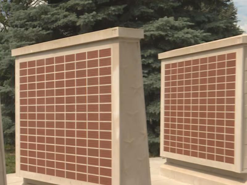 Bricks of Honor installed at Veterans Memorial Garden