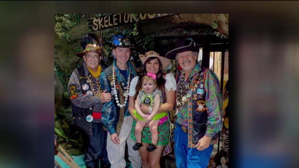 Children’s Gasparilla Parade: Ye Mystic Krewe members sharing ...