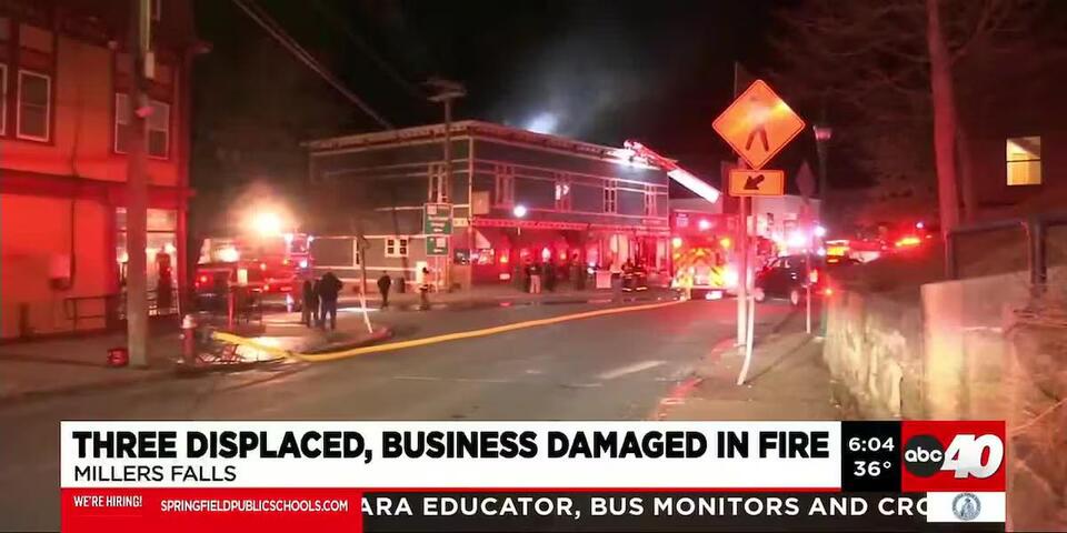 Fire destroys century-old Millers Falls building - NewsBreak