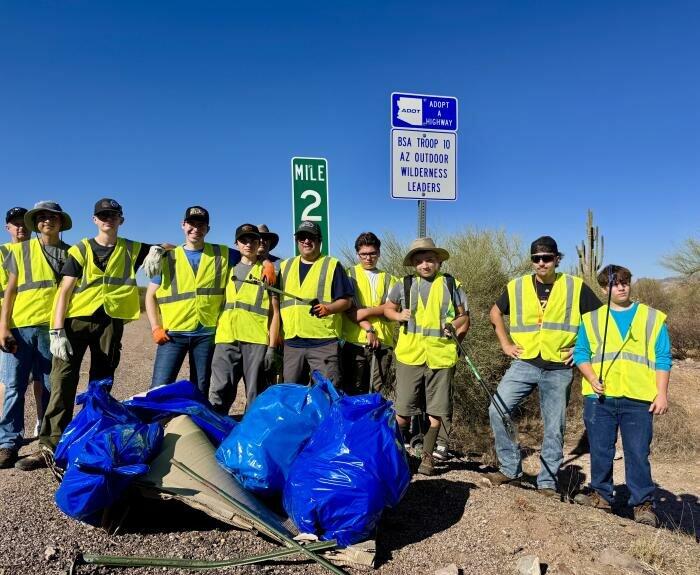 Mesa scouting troop joins Arizona effort on National CleanUp Day ...