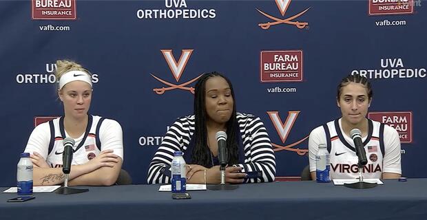 Everything Virginia head coach Agugua-Hamilton, Sam Brunelle, and ...