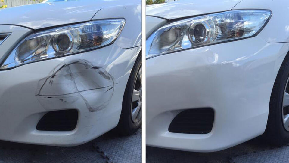 How to Fix a Dented Bumper Yourself Without an Expensive Body Shop ...