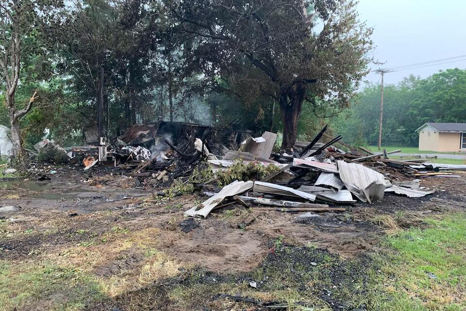 UFO Welcome Center burns to the ground in Bowman - NewsBreak